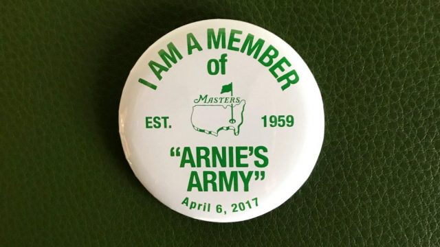 Here are the Arnie's Army pins Masters patrons are wearing to honor ...