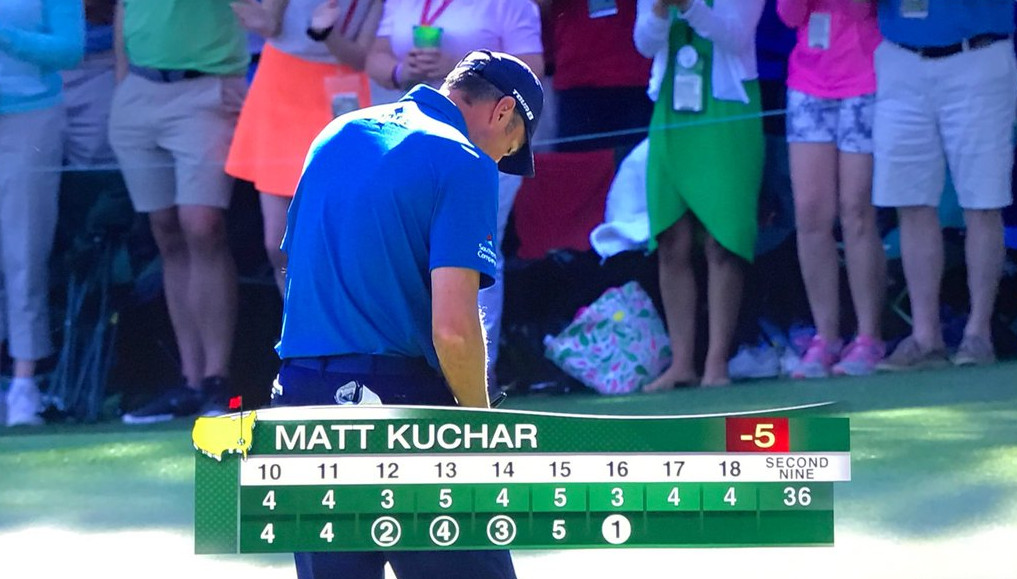 VIDEO: Matt Kuchar makes hole-in-one on par-3 16th in 2017 Masters ...
