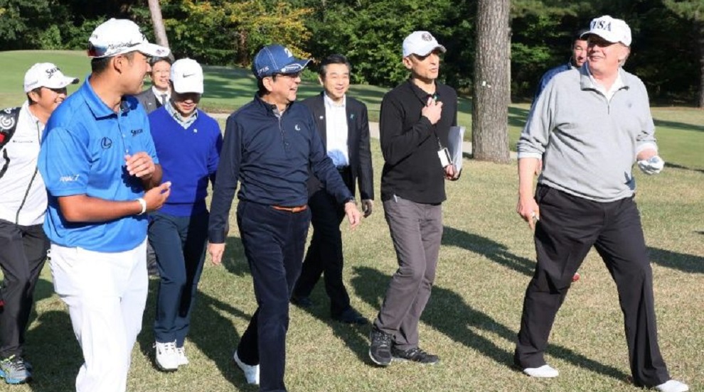 Donald Trump visited the golf course for the 77th time as President, in ...