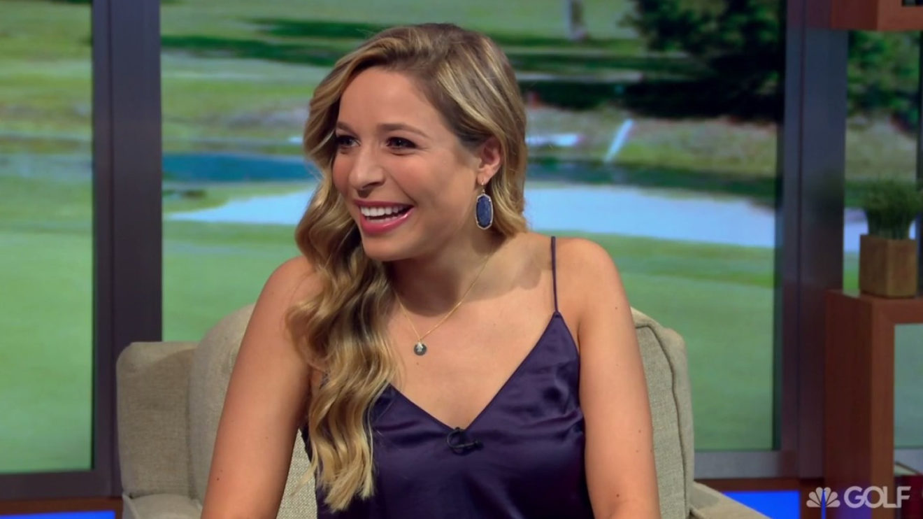 Golf Channel interviewer and former Miss America Kira Kazantsev Dixon ...