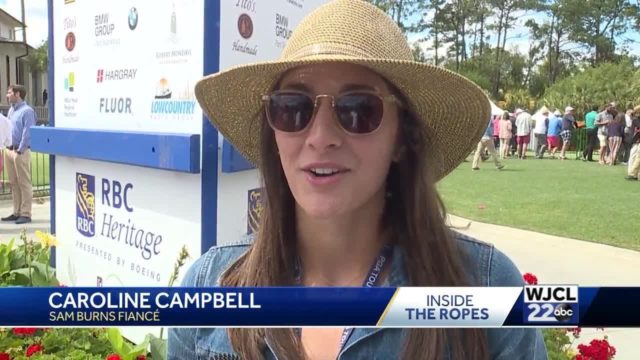 Sam Burns' wife Caroline Campbell: Pictures, bio