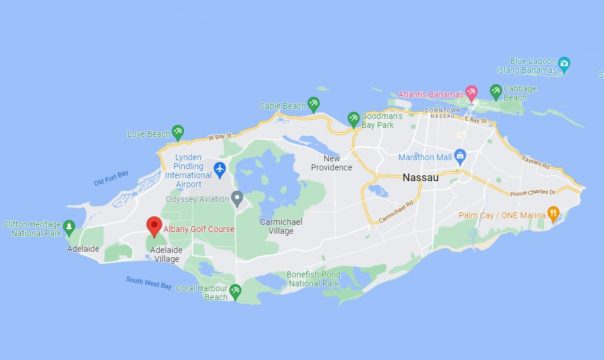 Where is Albany Golf Club and the 2025 Hero World Challenge located?