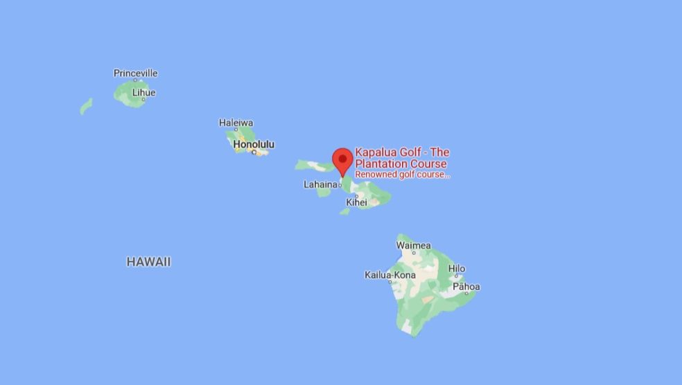 Where is Kapalua Resort Plantation Course and the 2024 Sentry located?