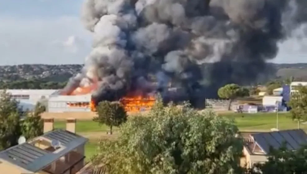 Fire blazes at Italy Ryder Cup host Marco Simone Golf and Country Club ...