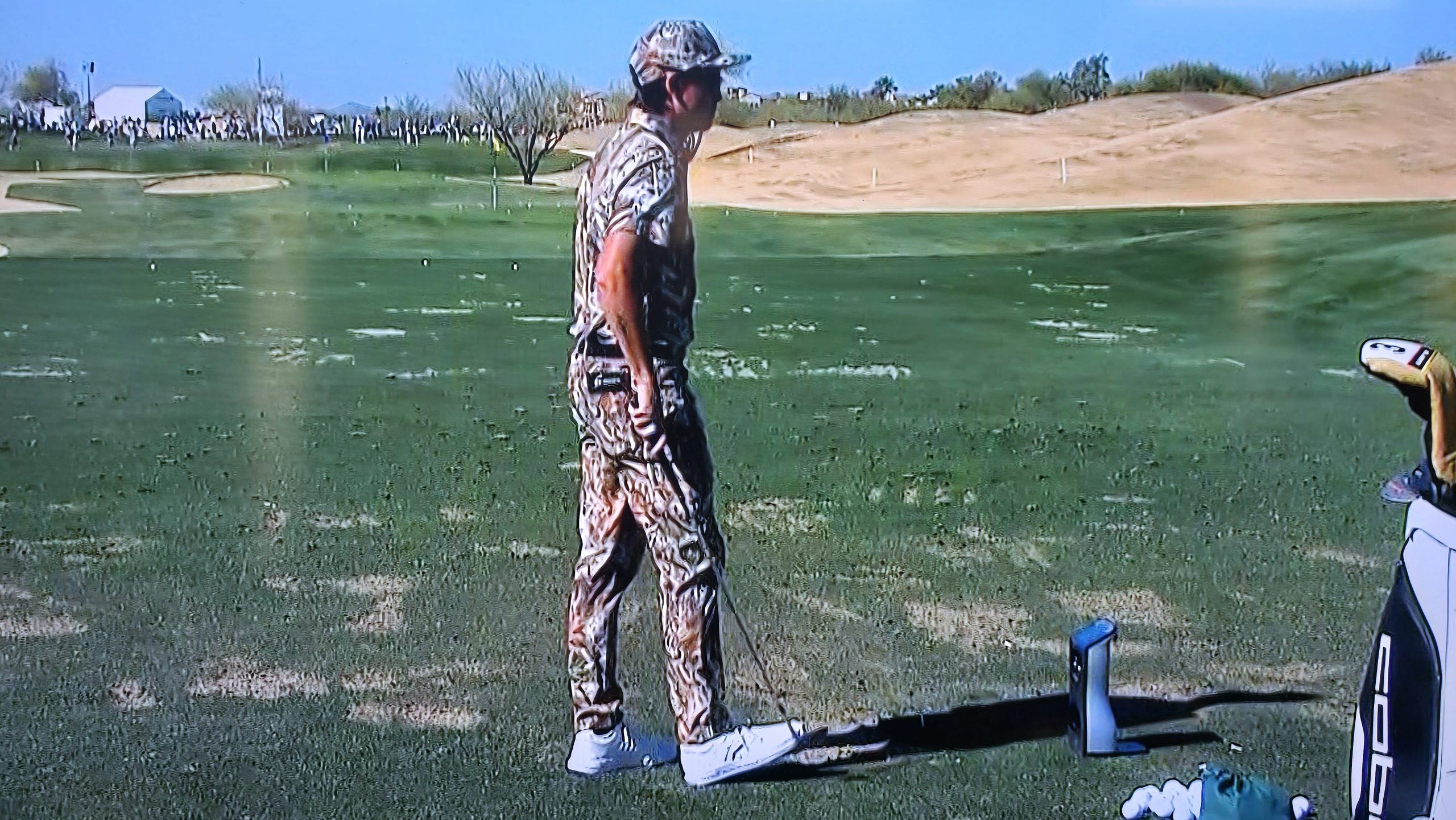 Rickie Fowler is wearing head-to-toe camo golf clothes at the WM ...
