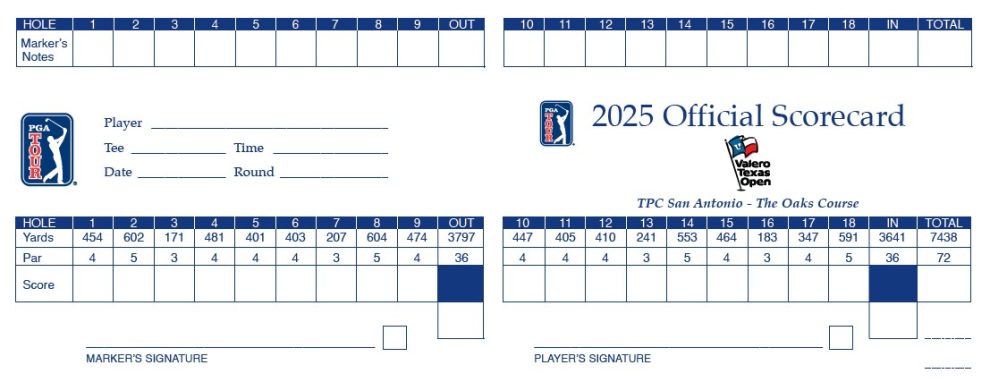 TPC San Antonio: Scorecard and course breakdown for 2025 Valero Texas ...