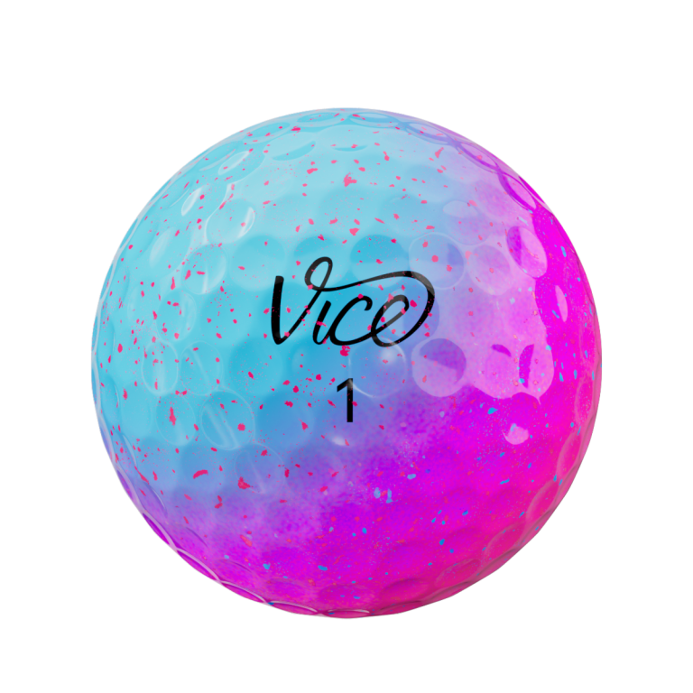 Vice Golf's new Pro Air Cotton Candy golf balls are a groovy delight
