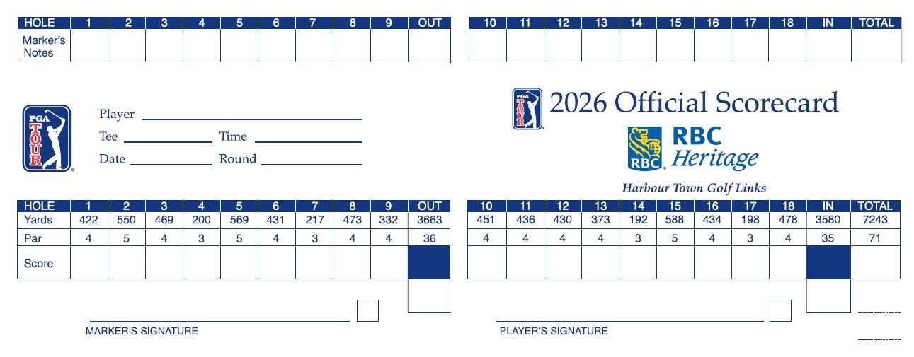 Harbour Town Golf Links: Scorecard and course breakdown for 2026 RBC ...