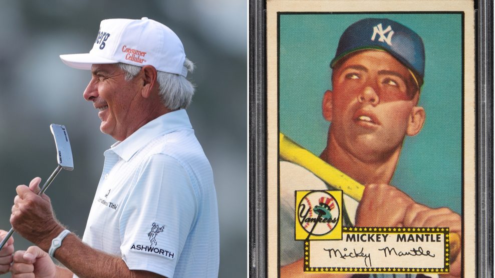 Fred Couples sells Mickey Mantle 1952 Topps rookie card for record amount