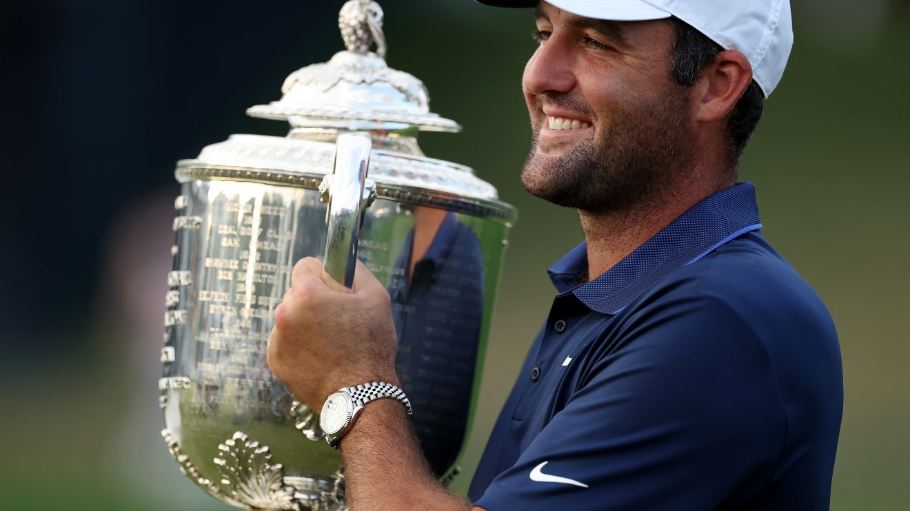 What is the PGA Championship playoff format?